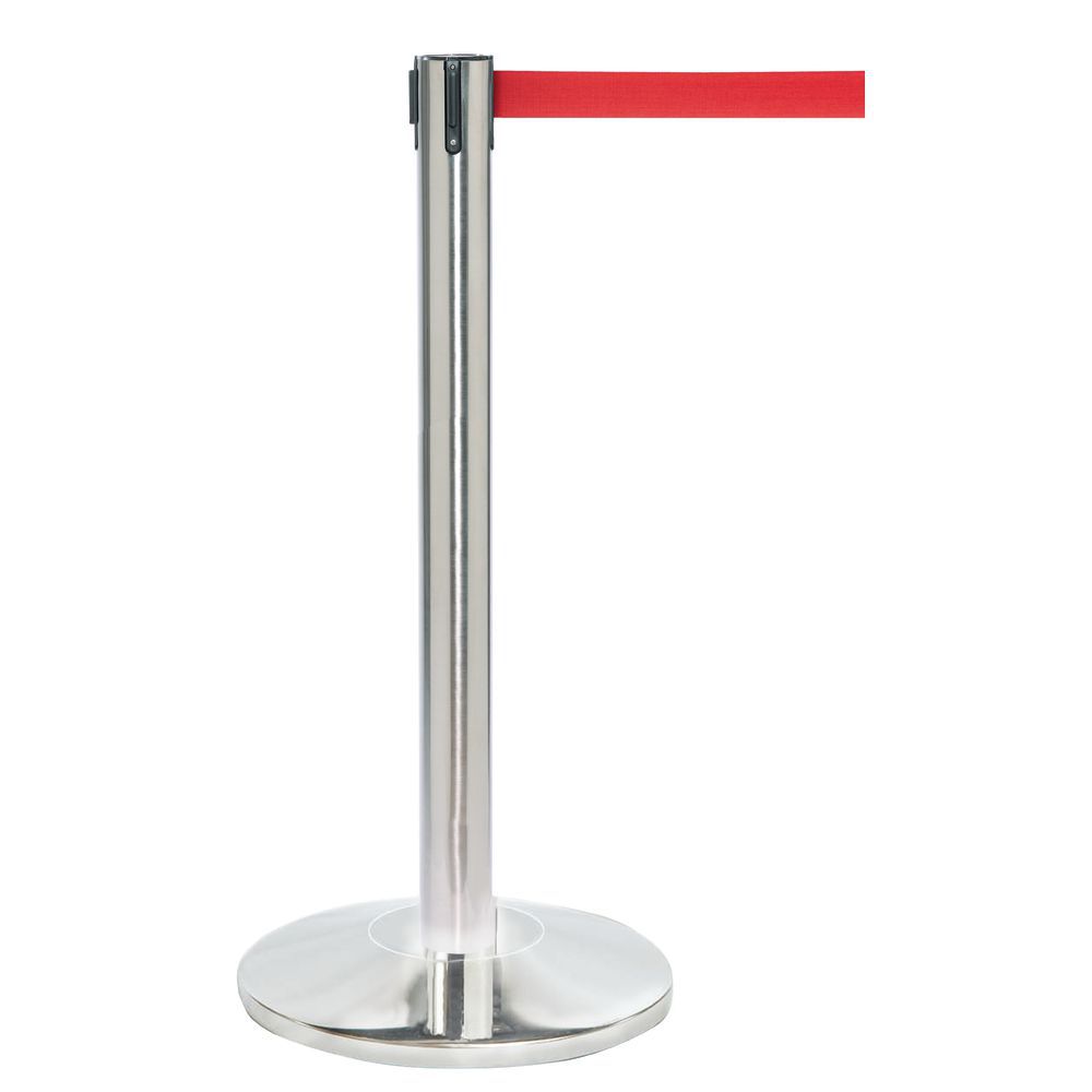 Stanchions - Crowd Control Post w/Retractable Belts – Supreme Display Inc.