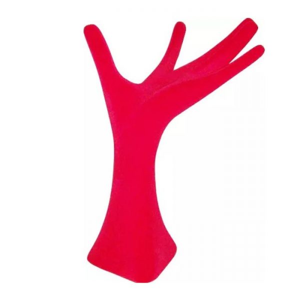 Fiberglass Display Hand with Velvet Cover – Red – Supreme Display Inc.