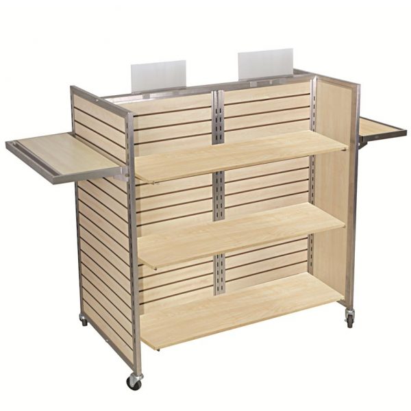 SDSM5 Rolling Gondola Slat wall Merchandiser – Supreme Display Inc.